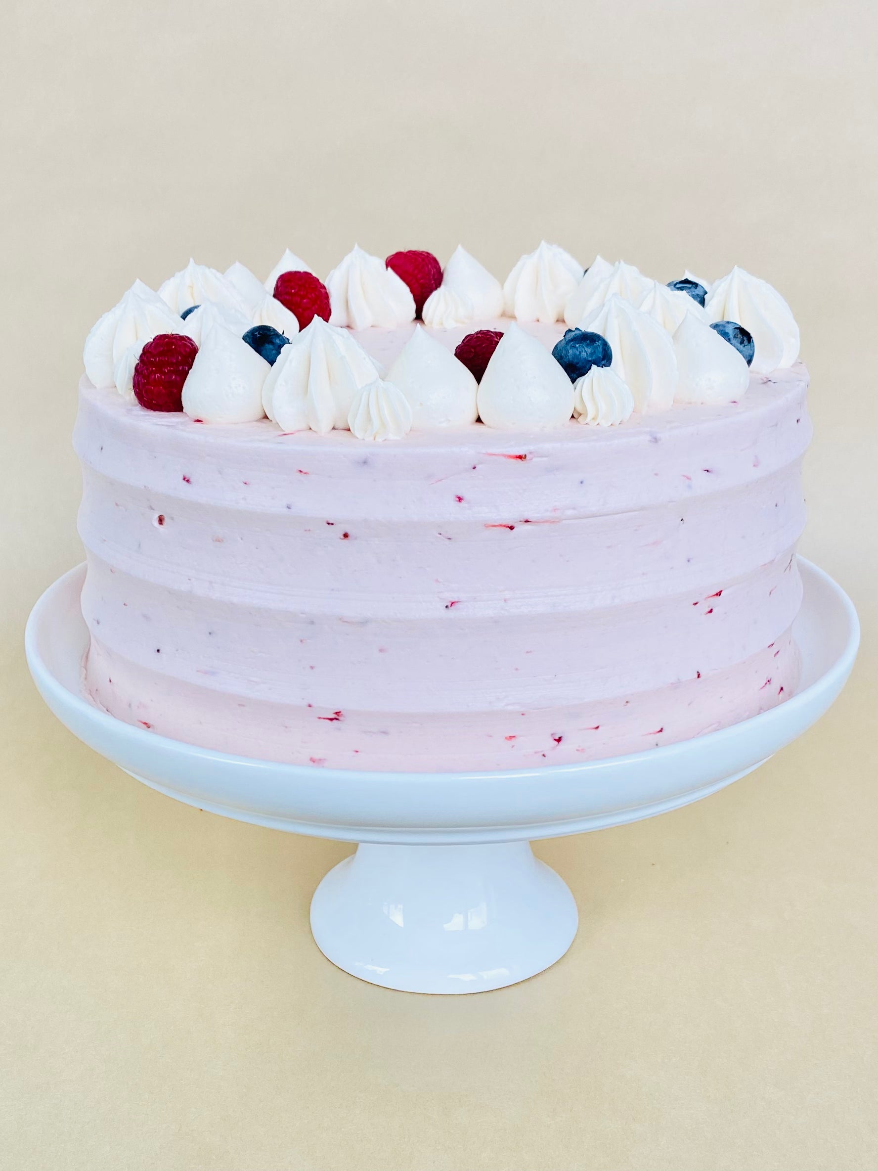 VEGAN Vanilla Berry Cake – Marmalade Bakery Penticton